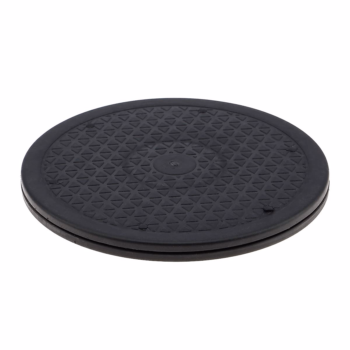 Meiwlong 9.8 Inch Heavy Duty Stand Swivel Steel Ball Bearings Rotating Turntable Lazy Susan Organizer Bins for TV's Computer Monitors Laptops Tables Artwork Potted Plants