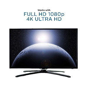 PHILIPS Mini DisplayPort to HDMI Adapter, Unidirectional, Audio and Video, Full HD 1080p, 4K Ultra HD, Slim Compact Portable Design, White Cable, for All Brands, SWV9200F/27