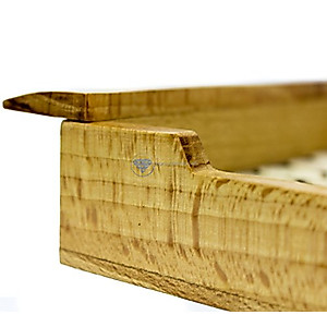 Premium Wood Crafted Steamed Beech Wooden Serving Tray | Kitchen Decor Food Cart | Nautical Gifts | Nagina International