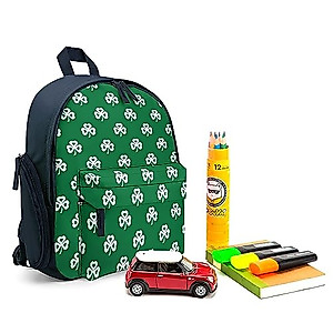 St. Patrick's Shamrock Pattern Laptop Backpack Lightweight Travel Backpack Fashion Daypack Shoulder Bag