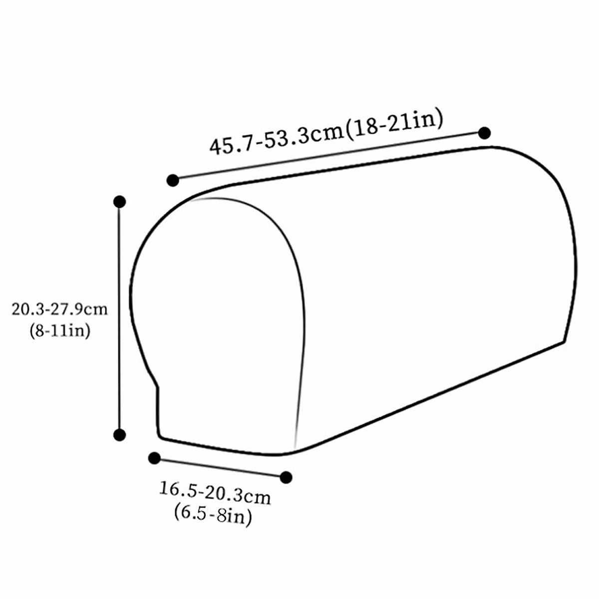 BAGASI 2pcs Sofa Armrest Cover Universal Elastic Sofa Couch Hand Rest Cover Dust Dirty Proof Settee Chair Arm Cover for Armchairs Sofa Couches Recliner,Light Blue