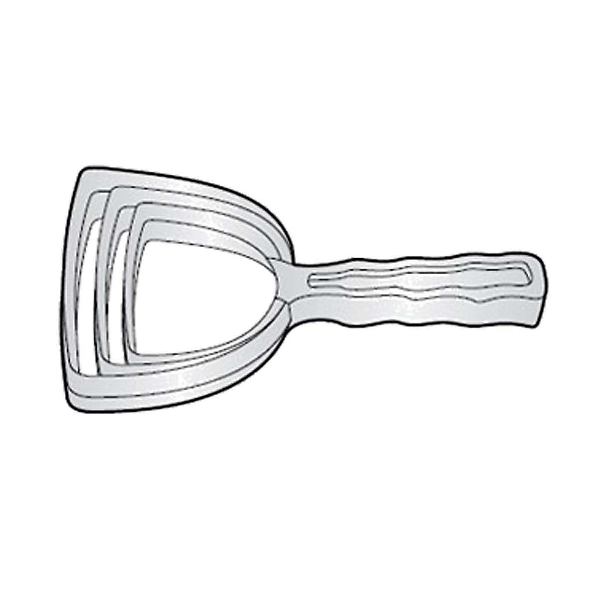 Alfa 335SQ Bone Dust Scraper square polyethylene