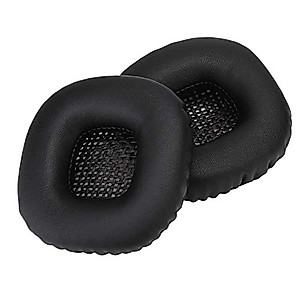 2Pcs Foam Earpads Soft Replacement Ear Pads Cushion Cotton Headset Earpads Suitable for Marshall Major Headphone Black