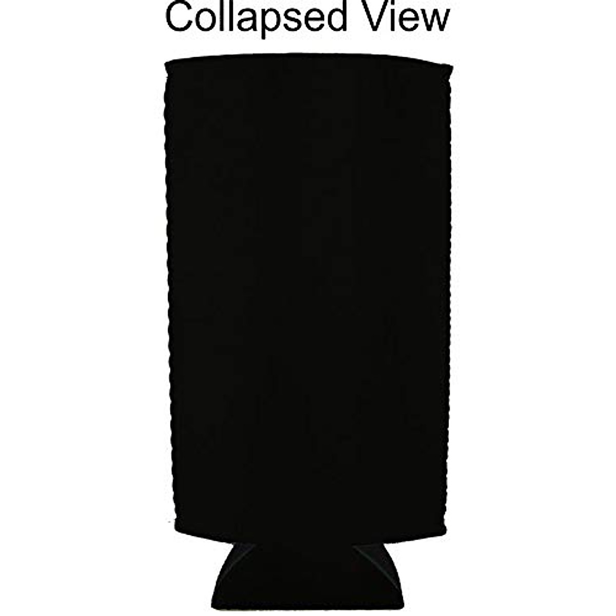 Blank Neoprene 24 oz. Can Coolie (4 Pack, Black)