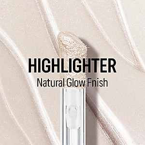 KYDA 2 Colors Liquid Blush and Highlighter, Natural Matte Face Blush High Glossy Liquid Illuminator, Silky Lightweight Blendable, Cool Pink & Champagne