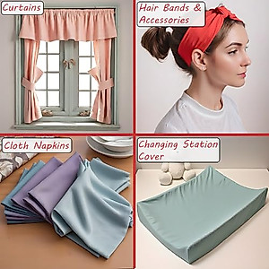 Barcelonetta | Poly Cotton Fabric for Sewing | Broadcloth Fabric | by The Yard | 60" Wide Roll | Lightweight, Breathable | Lining, Home Textile, Skirts, Tote Bags (Pink White Dot, 2 Yard)