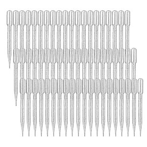 300PCS 3ML Plastic Transfer Pipettes, YSSHUI Disposable Pipette Transfer Pipettes for Essential Oil Pipette Makeup Tool