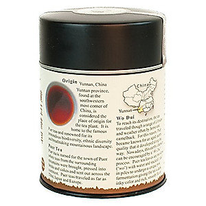 The Tao of Tea, Topaz Puer Pu-er Tea, Loose Leaf, 3.5 Ounce Tin