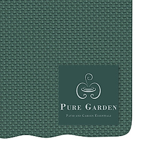 Pure Garden 50-LG1080 Multiuse Kneeling Carrying Handle Mat Knee Protector for Gardening, Indoor and Outdoor Use, Green, X-Large