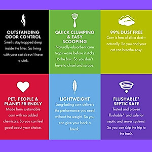 WORLD'S BEST CAT LITTER Multiple Cat Lavender Scented 15 Pounds