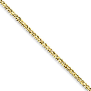 Floreo 10k Yellow Gold Double Rope Chain Bracelet, 7 inch