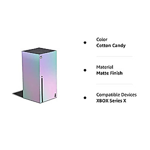 Mighty Skins Skin Compatible with Xbox Series X - Cotton Candy | Protective, Durable, and Unique Vinyl Decal wrap Cover | Easy to Apply and Change Styles | Made in The USA (MIXBSERX-Cotton Candy)