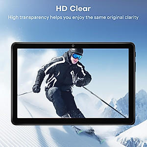 [2 Pack] OMOTON Screen Protector for Amazon Fire HD 10 Tablet (13th/11th Generation, 2023/2021 Released)/Fire HD 10 Plus/Fire HD 10 Kids/Kids Pro All-New 10.1 Inch Tablet, Tempered Glass