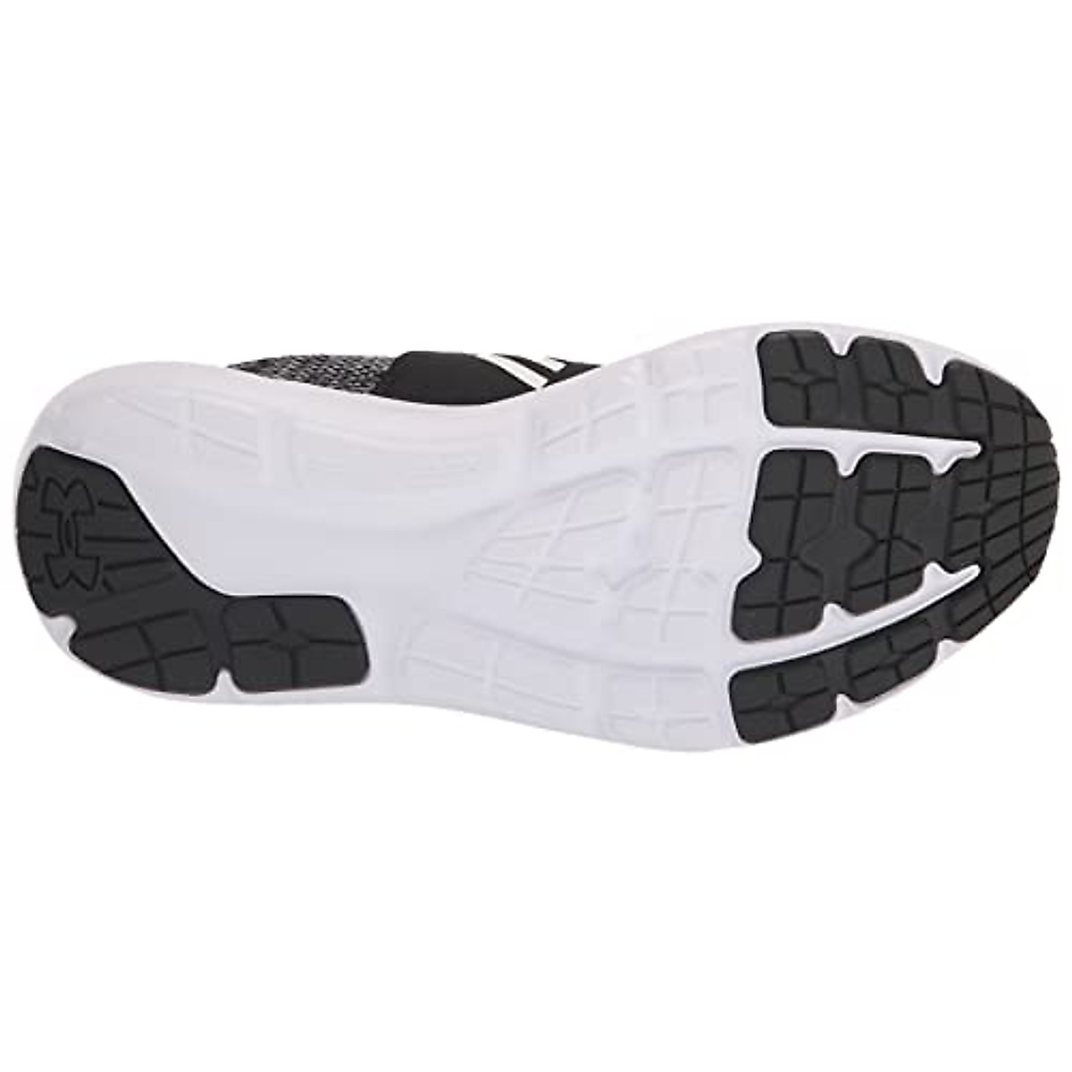 Under Armour Men's Surge 3 Slip On Running Shoe, (001) Black/Black/White, 11