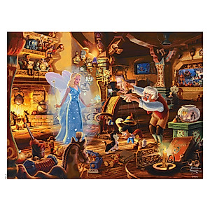 Ceaco - Thomas Kinkade - Disney - Geppetto's Pinocchio - 750 Piece Jigsaw Puzzle
