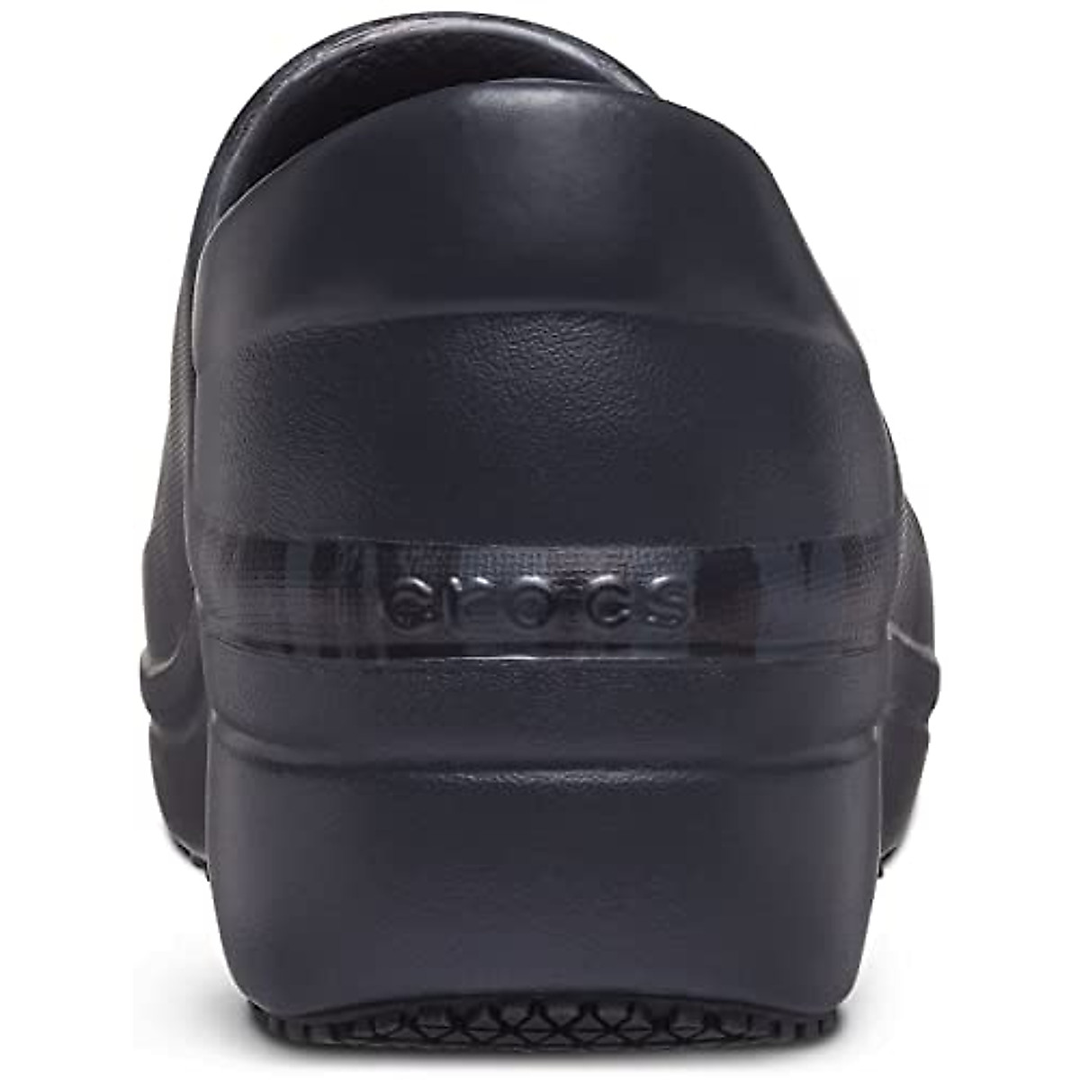 Crocs Women's Neria Pro II Clogs, Slip Resistant Work Shoes, Black/Leopard, Numeric_6