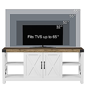 Alkmaar TV-PHO_0VF840BS Television Stand, White