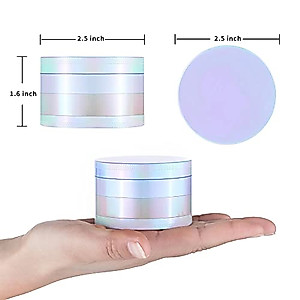 HeezeeBeezee Spice Grinder 2.5 inch (White Rainbow)