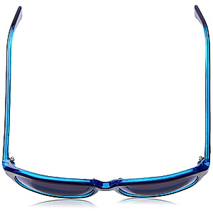 Lacoste L683S Square Sunglasses, Black/Blue, 55 mm