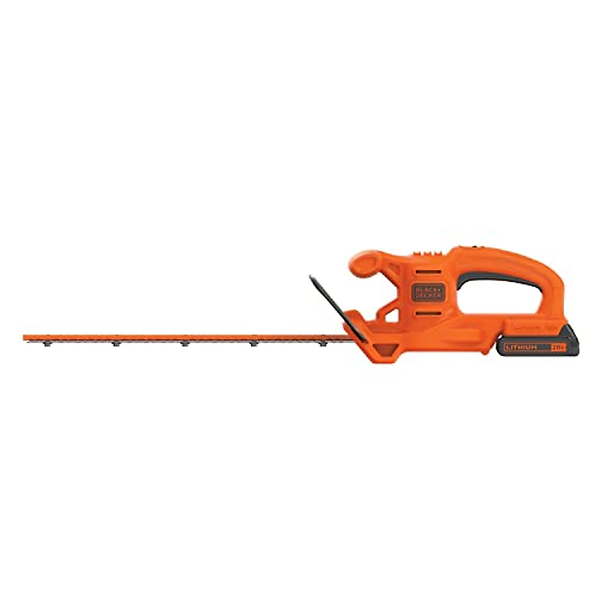 BLACK+DECKER 20V MAX Cordless Hedge Trimmer, Battery & Charger Included (LHT218C1)