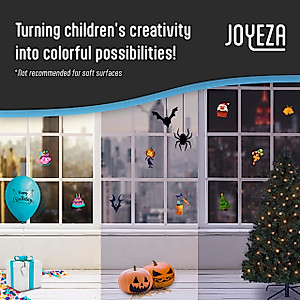 JOYEZA Premium Printable Vinyl Sticker Paper for Inkjet Printer - 25 Sheets Glossy White Waterproof, Dries Quickly Vivid Colors, Holds Ink well - Inkjet & Laser Printer