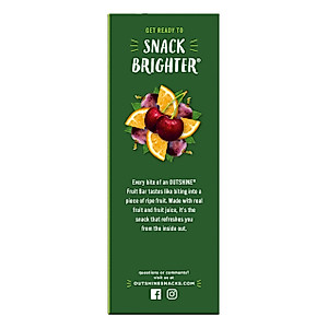 Outshine Fruit Bars Cherry, Tangerine & Grape, 18 Fl Oz