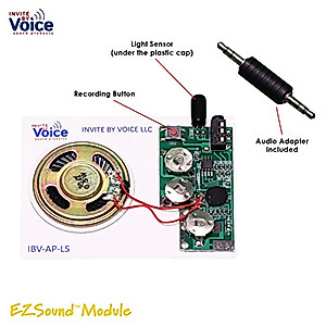 EZSound Module - Light Activated - Easy to Record - 120 Seconds Recording - High Sound Quality