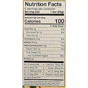 MADEGOOD Organic Cookies & Creme Granola Bars, 5.1 OZ