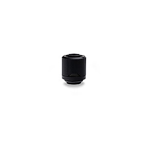 EKWB EK-Quantum Torque STC-10/13 Compression Fitting for Soft Tubing, 10/13mm (3/8" ID, 1/2" OD), Black, 4-pack