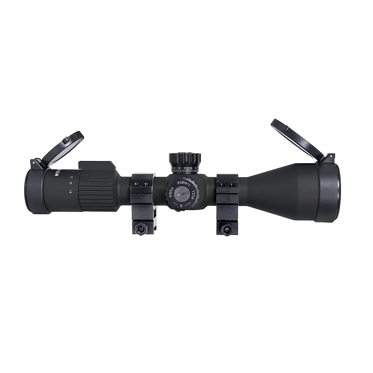 Monstrum G3 3-18x50 FFP Rifle Scope | Monstrum Extended Length Offset Scope Mount | 0 MOA | Bundle