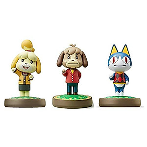 Switch 3-Pack Set [Digby/Rover/Isabelle Winter] ( Animal Crossing Series) for Nintendo Lite - WiiU - 3DS - (Bulk Packaging)