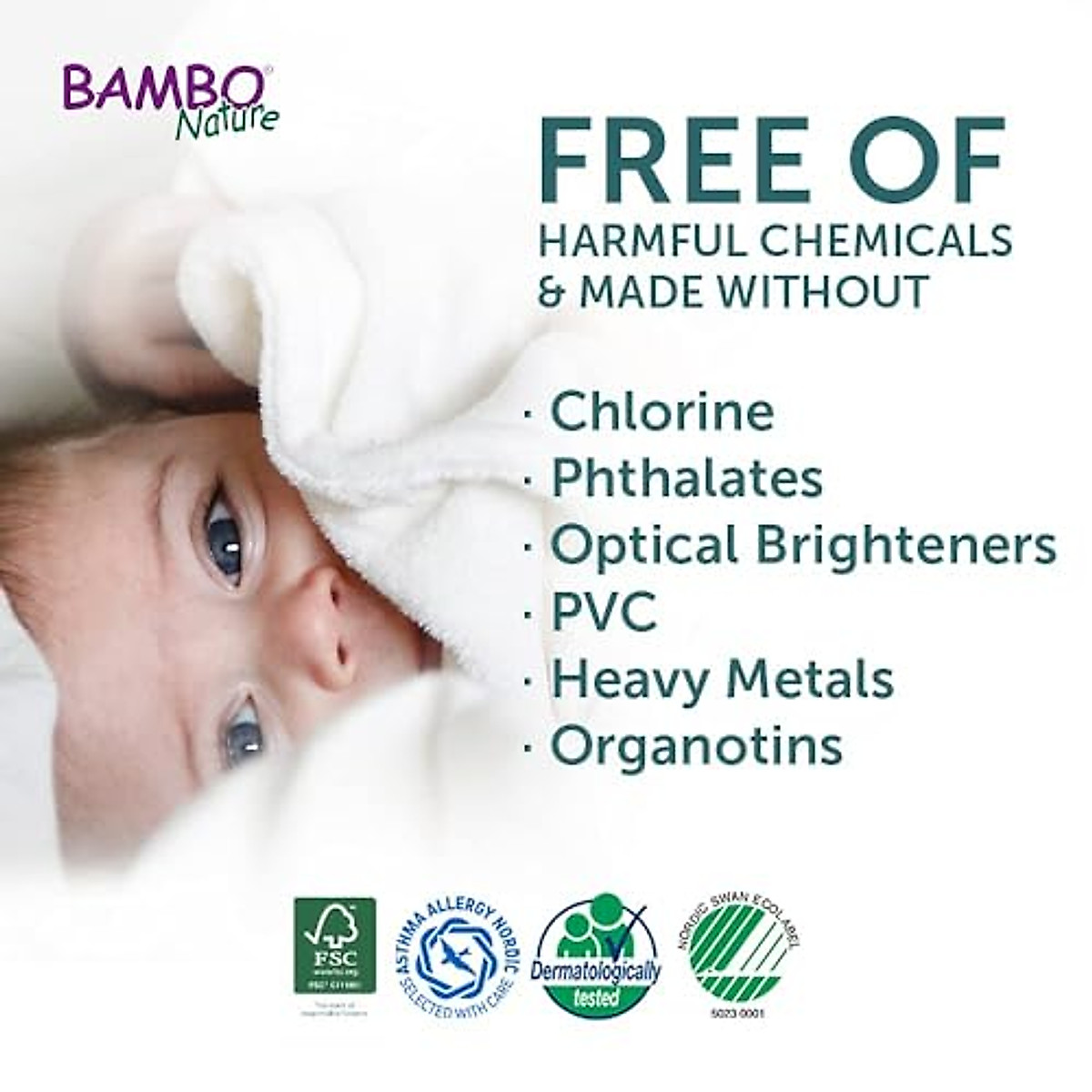 Bambo Nature Premium Dreamy Night Pants: Boys 4-7 years, 10 Count