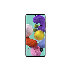 Samsung Galaxy A51 A515F 128GB DUOS GSM Unlocked Phone w/Quad Camera 48 MP + 12 MP + 5 MP + 5 MP (International Variant/US Compatible LTE) - Prism Crush Black