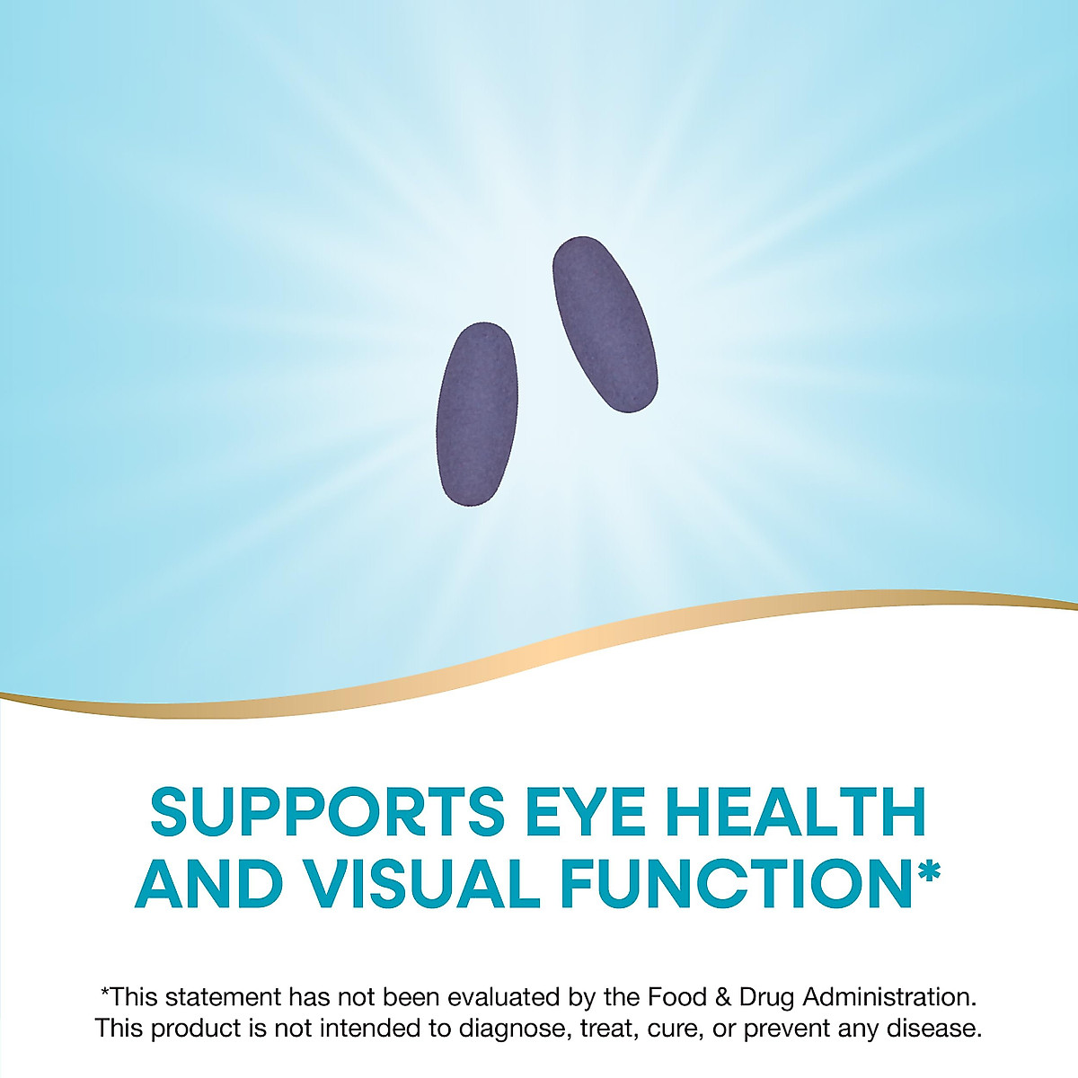 Nature's Way Ginkgold Eyes, Gingko Biloba Supplement for Adults, Supports Eye Health*, Gluten Free, 60mg Ginkgo Biloba Extract Per 2- Tablet Serving, 60 Tablets (Packaging May Vary)