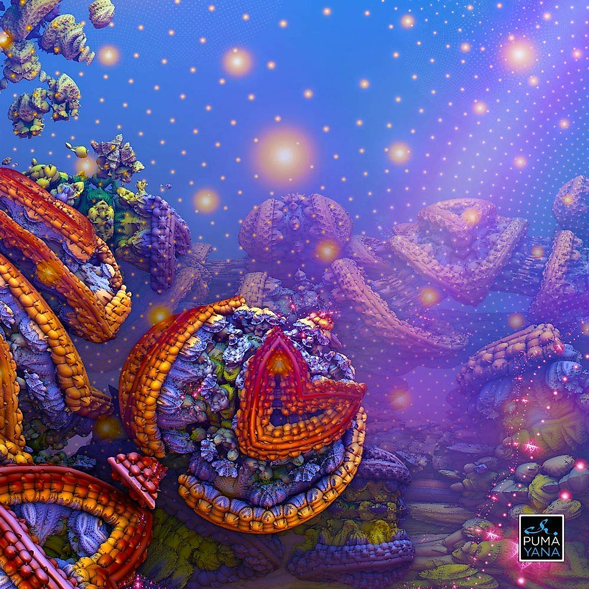 Psychedelic Tapestry | Trippy Wall Hanging | Visionary | Trippy Art | DMT | The Gates of Atlantis (Small)