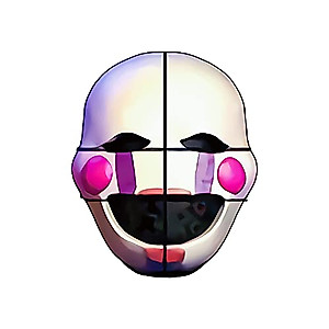 Brigcalki Five Nights Puppet Costumes Outfits for boys Scary Halloween Cosplay Bodysuit Black-3 6-7 Years