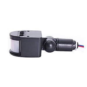 Comidox LED Outdoor 110-220V Infrared PIR Motion Sensor Detector Wall Light Switch 180°1pc