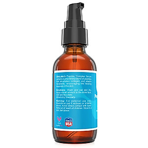 QRxLabs Peptide Complex Serum for Face - Collagen Booster with Hyaluronic Acid & Chamomile Extract - Reduces Wrinkles, Heals & Repairs Skin, Tightening Effect - Hyaluronic Acid Serum for Face