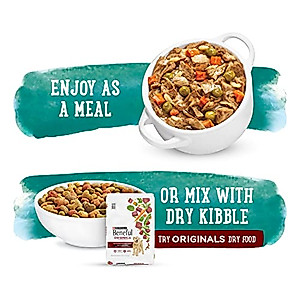 Purina Beneful High Protein Wet Dog Food With Gravy, Prepared Meals Savory Rice & Lamb Stew - (8) 10 oz. Tubs