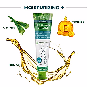 Neomen Hair Removal Cream - Premium Depilatory Cream - Skin Friendly Painless Flawless Hair Remover Cream For Women and Men