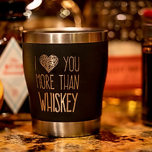 Tempercraft 10oz Vacuum Insulated Rocks Tumbler | Custom Personalized Laser Engraved Options | Stainless Steel, Double-Walled | Lowball Glass for Whiskey, Scotch, Bourbon (Metallic Copper - Blank)