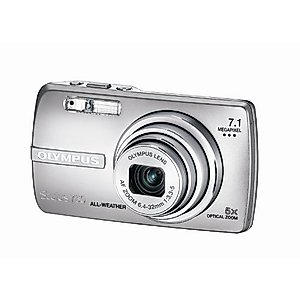 Olympus Stylus 750 7.1MP Digital Camera with Digital Image Stabilized 5x Optical Zoom and CCD Shift Stabilization (Silver)