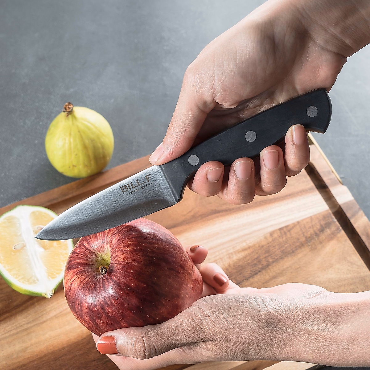 Knife Block with Kitchen Knives Set 16 Pieces Ultra Sharp Stainless Steel Knife for Kitchen Home Essentials Chef Knife Set with Wood Block