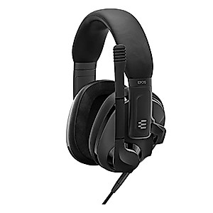 EPOS H3 Closed Acoustic Gaming Headset with Noise-Cancelling Microphone - Plug & Play Audio - Around The Ear - Adjustable, Ergonomic - for PC, Mac, PS4, PS5, Switch, Xbox - Onyx Black