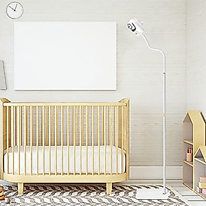 67" Adjustable Height Baby Monitor Floor Stand Holder for Infant Optics DXR-8 Pro,eufy HelloBaby and ANMEATE Baby Monitor,Owlet Kidsneed and BabySense Monitor，Also for Cameras with 1/4 Screw Mount