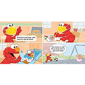 Heroes Wear Masks: Elmo's Super Adventure (a return back to school mask book for kids) (Sesame Street Scribbles)