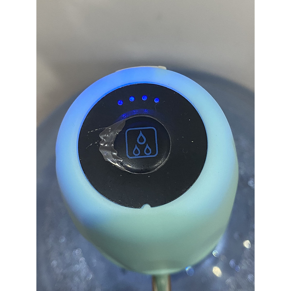 GETMAX New 2023 Premium Patented Portable Water Pump Dispenser 1-5 Gallon Automatic Powerful 1200Mah Electric Water Bottle Pump Water Proof Child Lock & Battery Power Display For Home Office Use Green