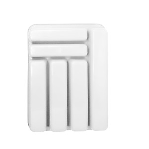 PLASTIFIC 1 Tier Large & Deep CUTLERY TRAY Flatware Organiser Strong Plastic Drawer Sliding Tidy Multipurpose flatware Holder Kitchen Accessories for Tableware(1A - White)…