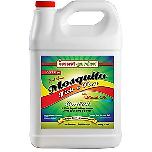 I Must Garden Outdoor Yard Spray – Ready to Use: Kills & Repels Mosquitos, Ticks, Fleas, and Other Biting Insects – Powerful Blend of Natural Essential Oils – Safe for People, Pets & Plants – 1 Gallon