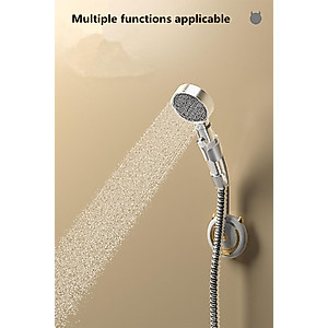 KWYUAIE Hands Free Hair Dryer Holder Wall Mounted, Blow Dryer Holder, Hair Dryer Holder Wall Mounted, Hair Dryer Wall Mount, Hair Tool Organizer, Adhesive Installation Hair Dryer Holder